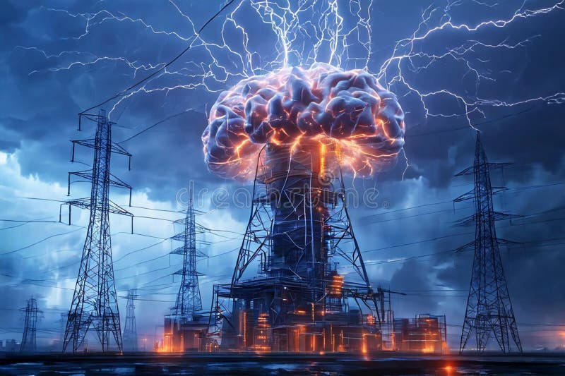 Electrifying Power Surge: Lightning Strikes Transformer Description ...