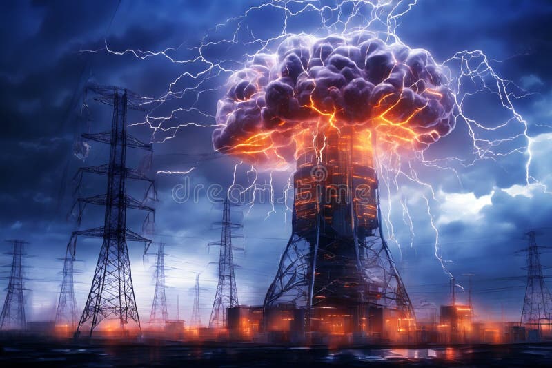 Electrifying Power Surge: Lightning Strikes Transformer Description ...