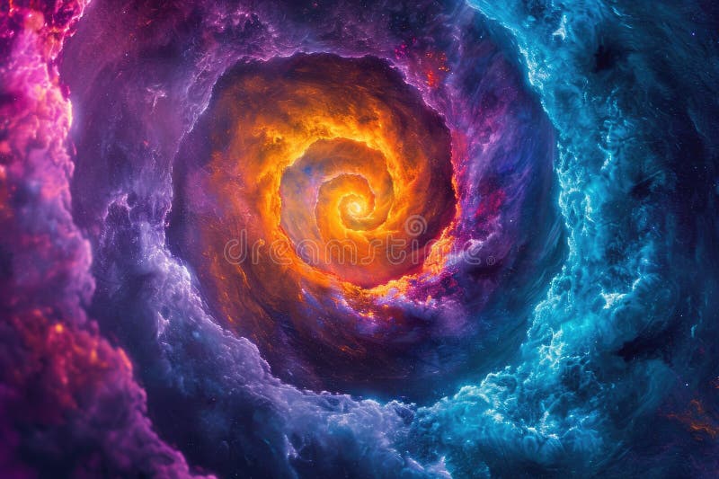 Electrifying Psychedelic Vortex Stock Illustration - Illustration of ...