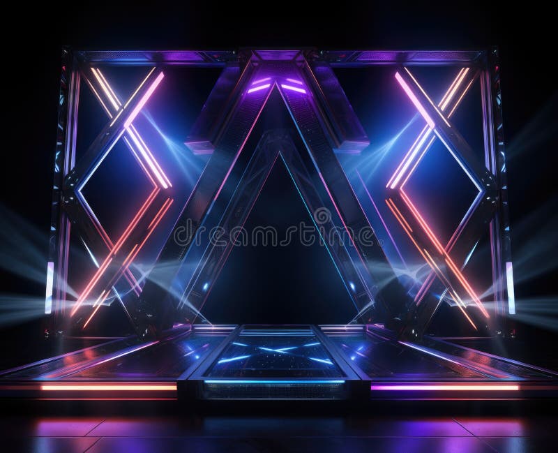 Electrifying Stage: Mesmerizing Scenes LED Panels, Holographic Displays ...