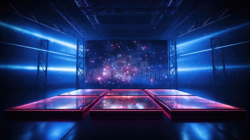Electrifying Stage: Mesmerizing Scenes LED Panels, Holographic Displays ...