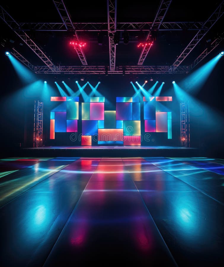 Electrifying Stage: Mesmerizing Scenes LED Panels, Holographic Displays ...