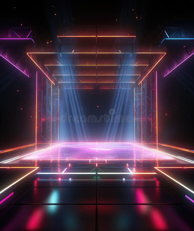 Electrifying Stage: Mesmerizing Scenes LED Panels, Holographic Displays ...