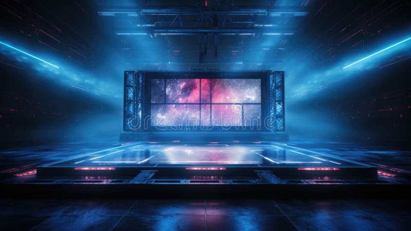 Electrifying Stage: Mesmerizing Scenes LED Panels, Holographic Displays ...