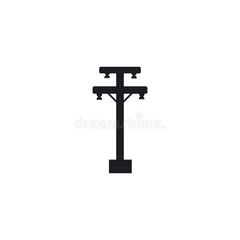 Electrical tower logo stock vector. Illustration of steel - 173622294
