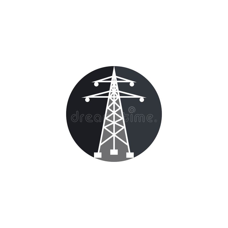 Electrical tower logo stock vector. Illustration of steel - 173622294