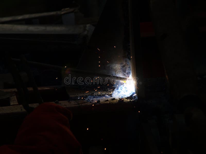 Electro arc welding stock photo. Image of repair, equipment - 99170646