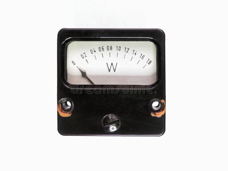 Electro Magnetic Analog Measuring Device. Stock Photo - Image of ...