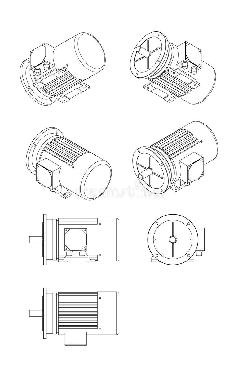 Induction Motor Stock Illustrations – 876 Induction Motor Stock ...
