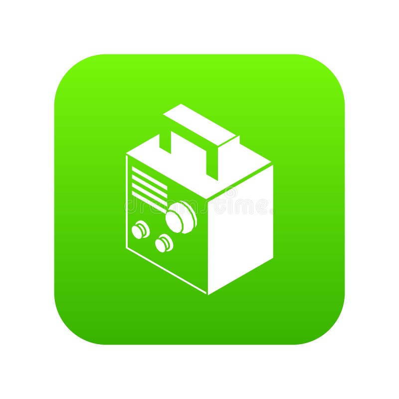 Electro Welding Machine Icon Green Vector Stock Illustrations – 1 ...