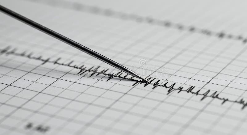 Electrocardiogram Analysis Probe Examining Abnormal Heart Rhythm on ...