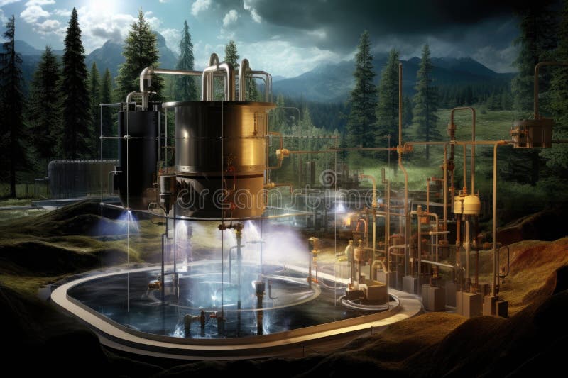 Electrochemical Hydrogen Production Technology Stock Image - Image of ...