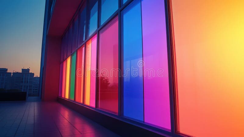 Electrochromic Polymer Technology Showing Color Change with Voltage ...