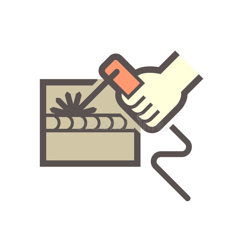 Electrode welding icon stock vector. Illustration of electricity ...