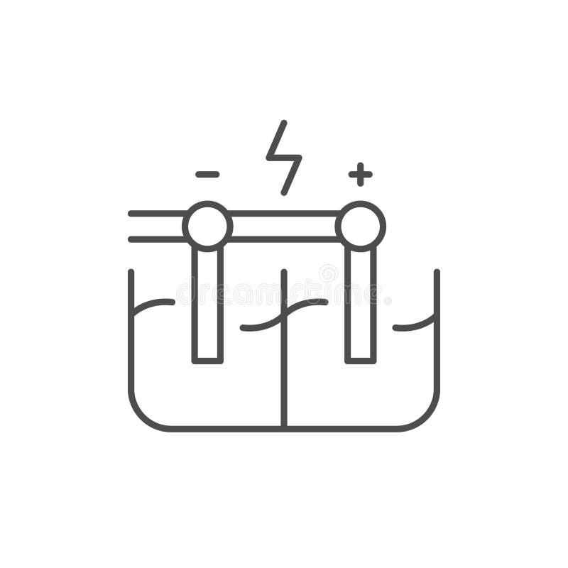 Electrolysis Process Stock Illustrations – 564 Electrolysis Process ...
