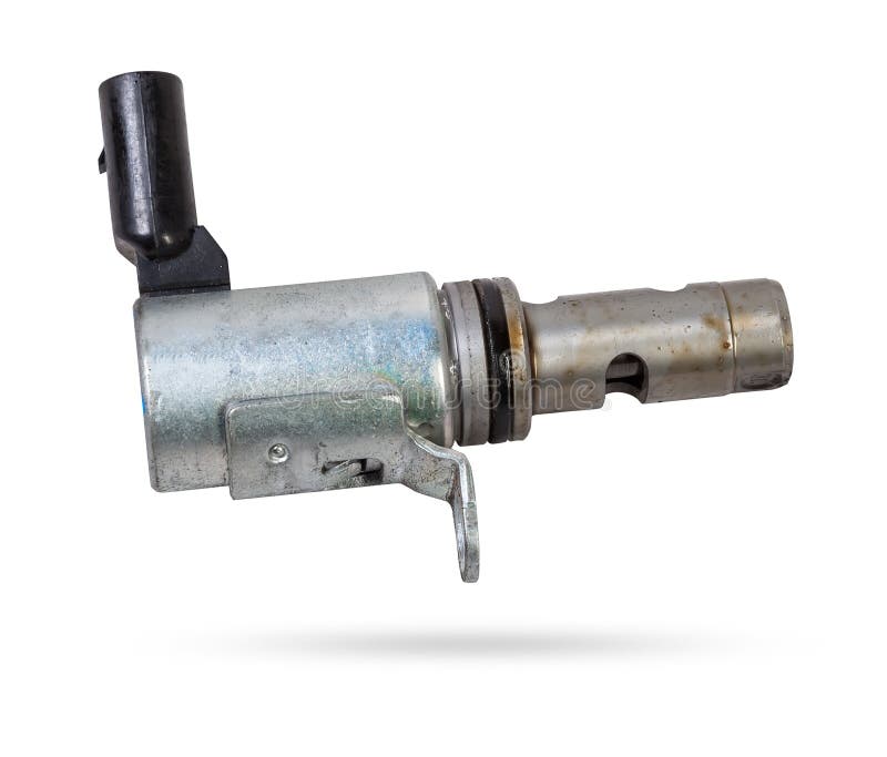 Electromagnetic Crankshaft Position Sensor of a Car Engine in the Hands ...