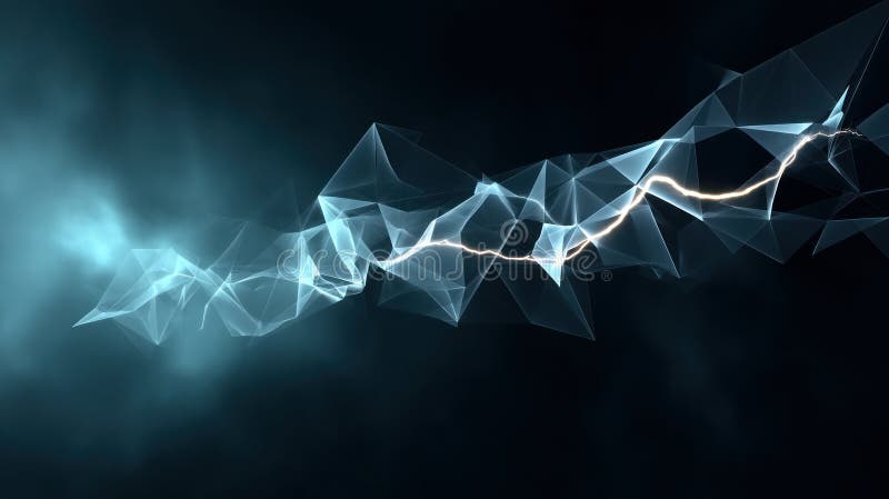 Electromagnetic Field Visualization, Neon Colors and Flowing Current ...