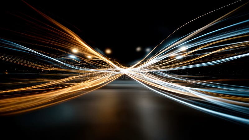 Electromagnetic Field Visualization, Neon Colors and Flowing Current ...