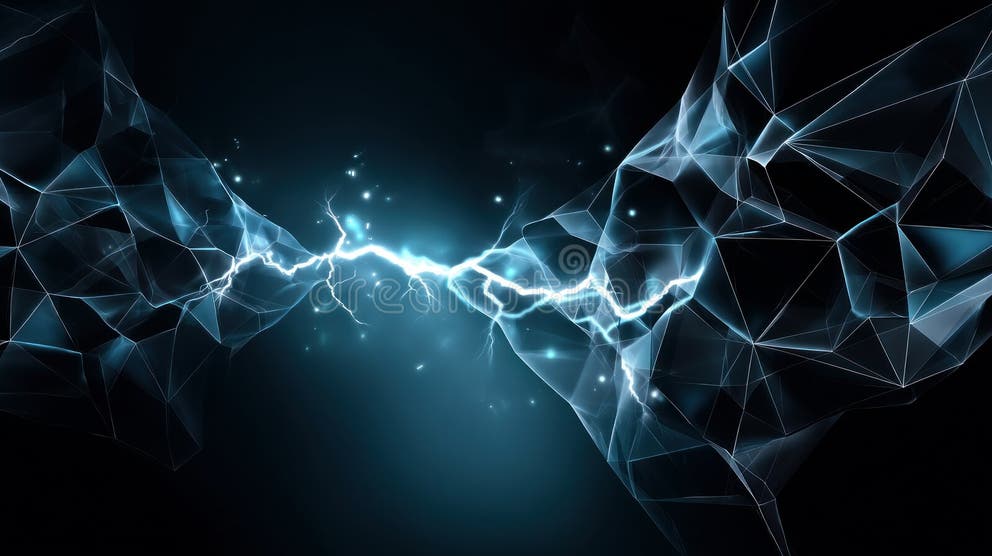 Electromagnetic Field Visualization, Neon Colors and Flowing Current ...