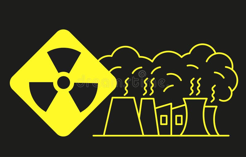 Electromagnetic Hazard in Yellow Tones. Physical Hazard Signs Stock ...
