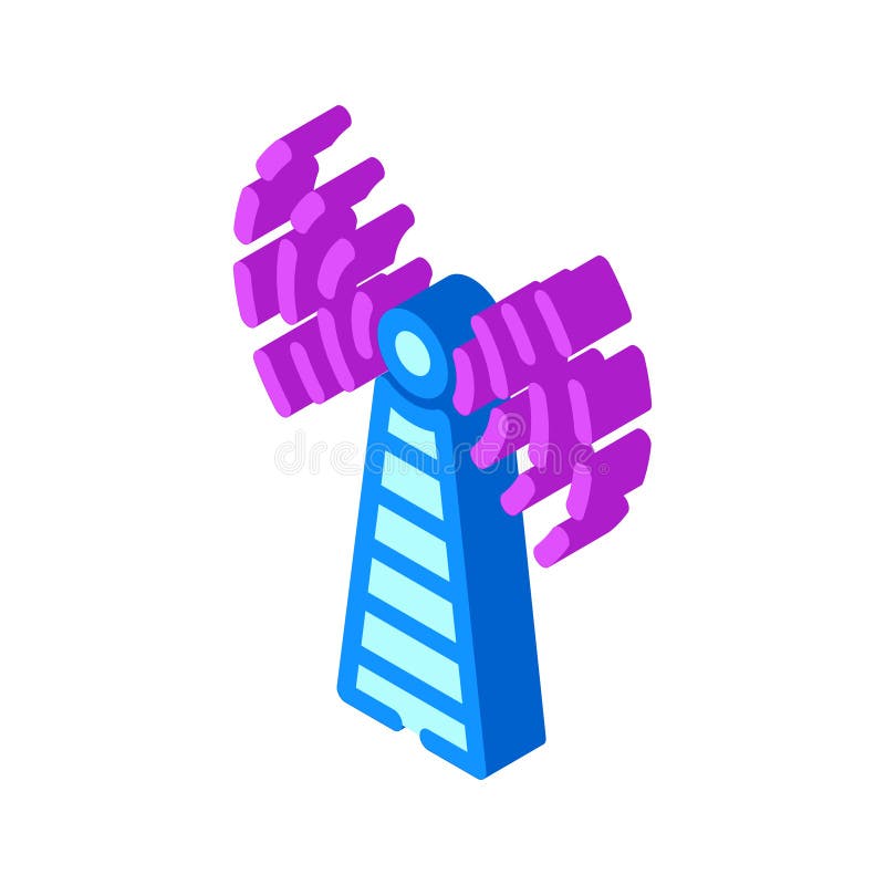 Electromagnetic Interference Label Isometric Icon Vector Illustration ...