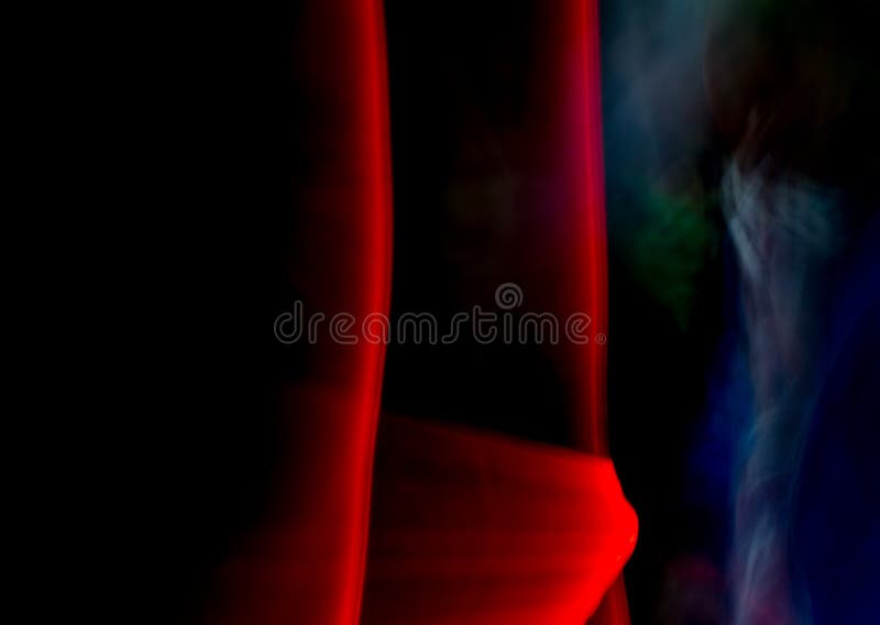 Red Electromagnetic Emission Light Stock Image - Image of dark ...