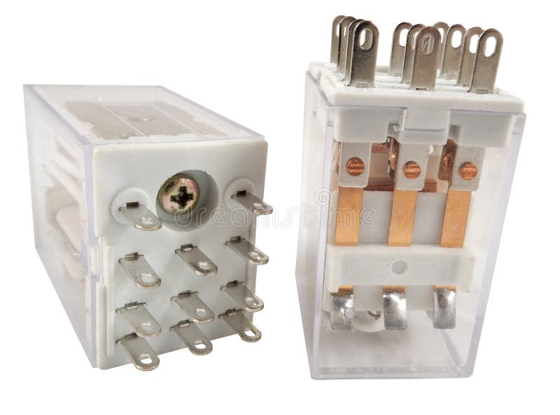 The electromagnetic relay stock photo. Image of relay - 92519786