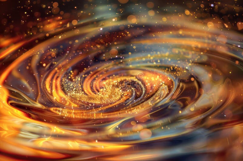 Electromagnetic Waves Concept, Glowing Force Lines, Energy Flow, and ...