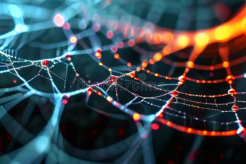 Electromagnetic web stock illustration. Illustration of bold - 344599554