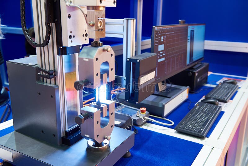Electromechanical Machines for Testing Metal for Tensile Stock Photo ...