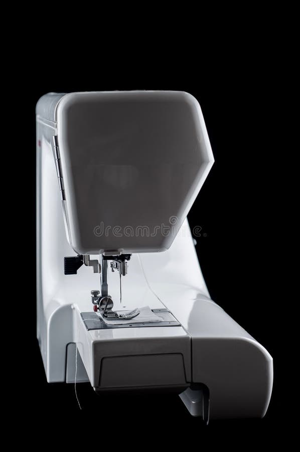 Sewing Machine Side View Black White Stock Photos - Free & Royalty-Free ...