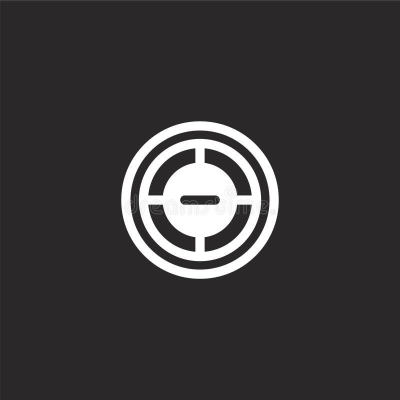 Electron Icon. Simple Vector Graphics Stock Vector - Illustration of ...