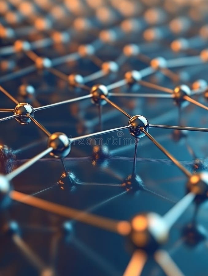 Electron Micrograph of Graphene Nanoribbons Stock Illustration ...