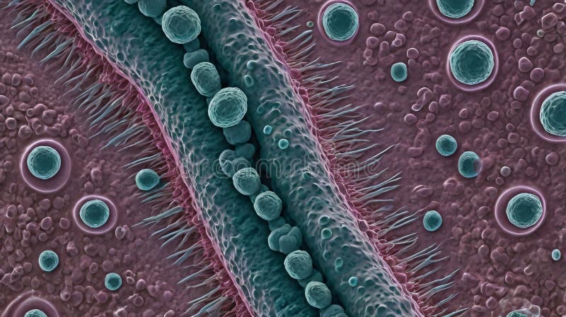 Electron Microscope Image of Chromatin Decondensation at the End of ...
