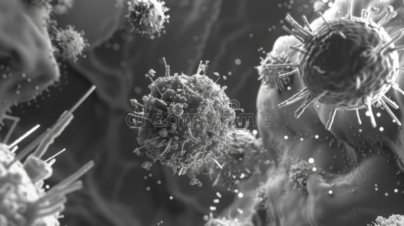 An Electron Microscopy Image Revealing a Complex Network of Proteasomes ...