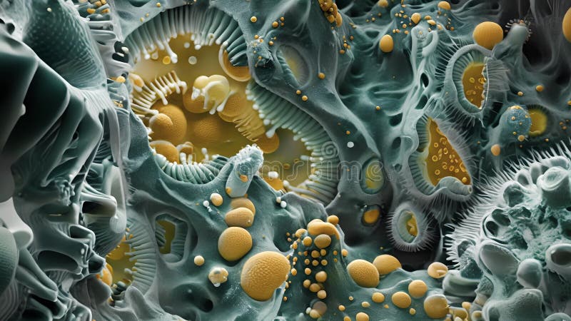 An Electron Microscope Image of Peroxisomes Revealing Their Intricate ...