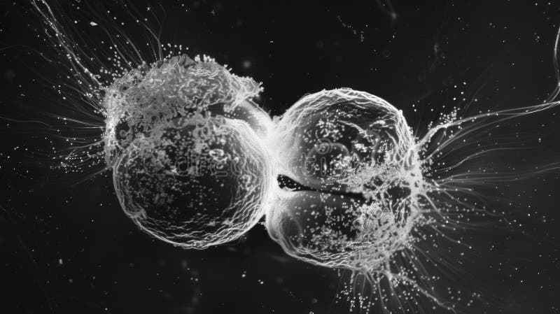 An Electron Microscope Image of a Meristematic Cell the Site of Active ...