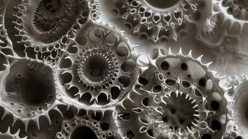 An Electron Microscope Image of a Rotifers Complex Mouthparts Which ...