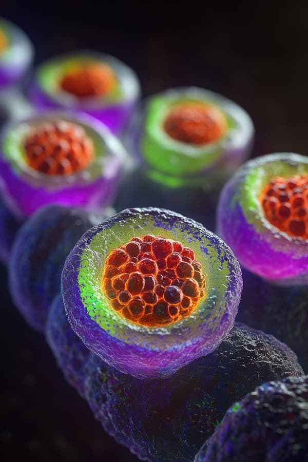 Electron Microscope of Red Blood Cells Stock Image - Image of medical ...
