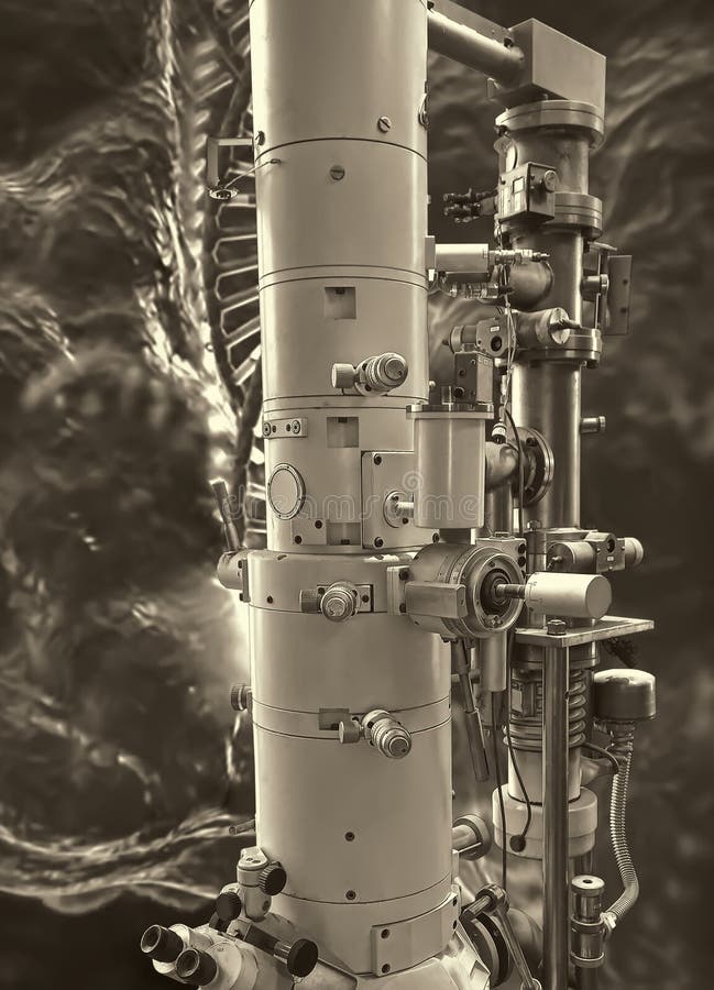 Electron microscope stock image. Image of micro, machine - 268221537