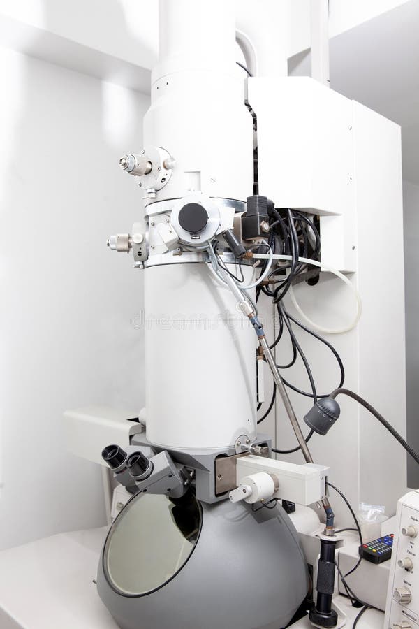 Electron Microscope in a Scientific Laboratory Used for Diagnosis and ...
