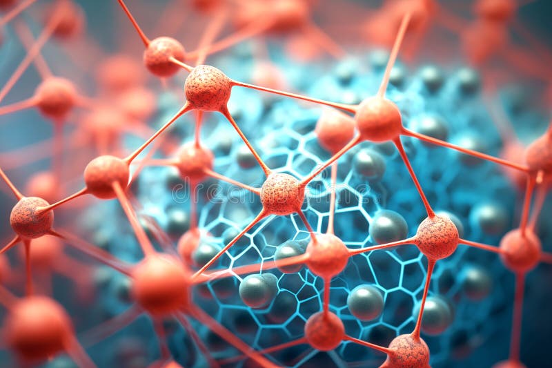 Electron Microscopic Structure of Hydrogen Atom,closeup, Generative AI ...