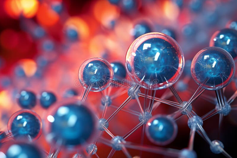 Electron Microscopic Structure of Hydrogen Atom by Generative AI Stock ...