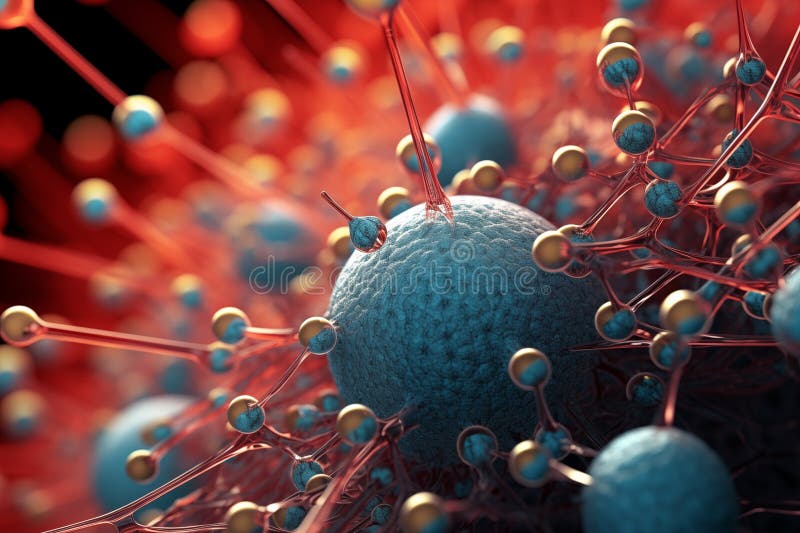 Electron Microscopic Structure of Hydrogen Atom by Generative AI Stock ...