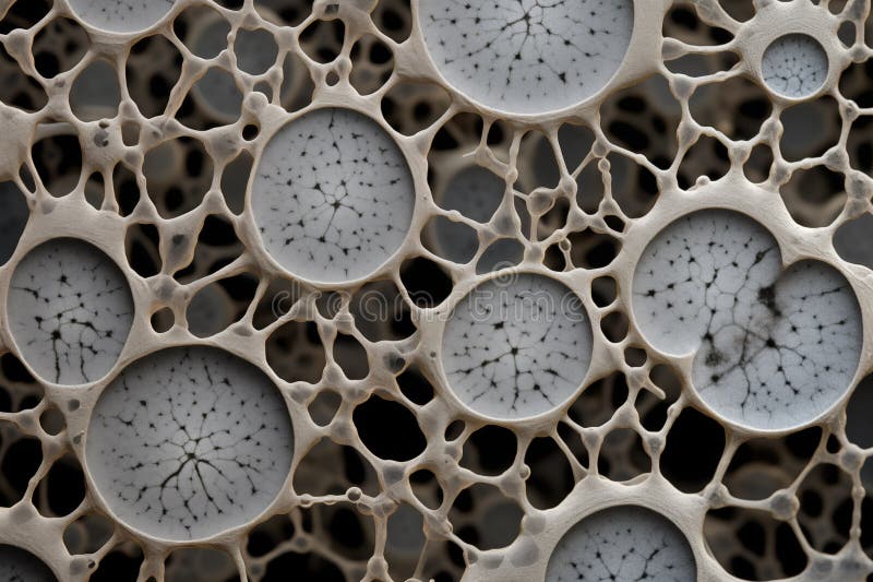 Electron Microscopic Structure of Nucleus by Generative AI Stock ...