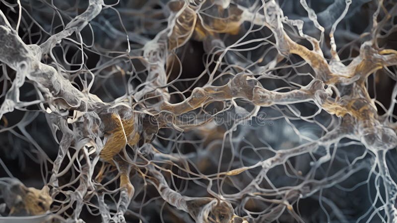 Electron Microscopy Image Revealing the Remarkable Detail of Glial ...