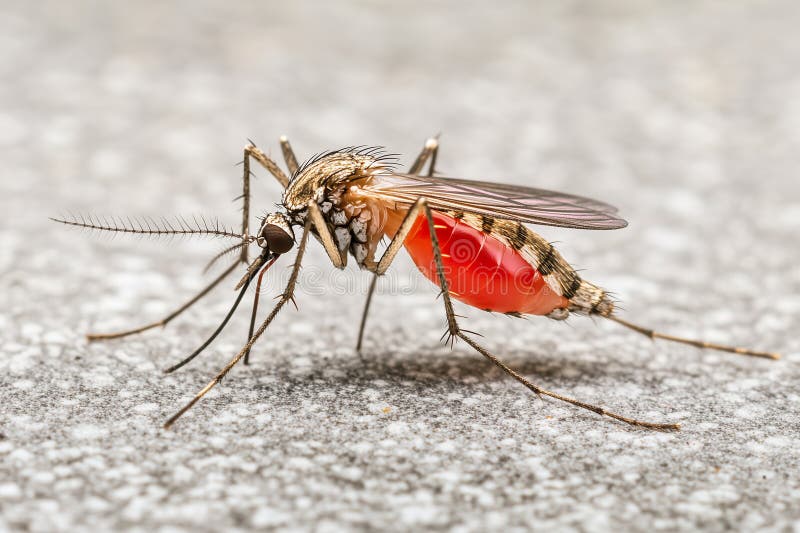 Detailed Full Body Electron Microscopy Image of a Mosquito Showing ...