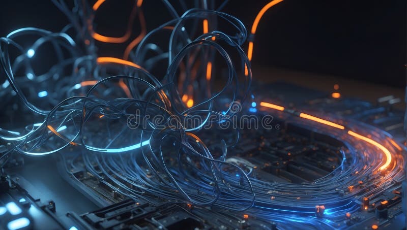 Electron Spin Symphony: a Holonomic Quantum Circuit. AI Generate Stock ... Electron Spin Symphony: a Holonomic Quantum Circuit. AI Generate Stock ...