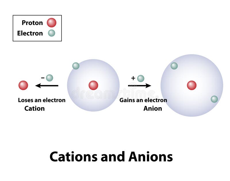 Neutral Atom Cation Anion Stock Illustrations – 8 Neutral Atom Cation ...