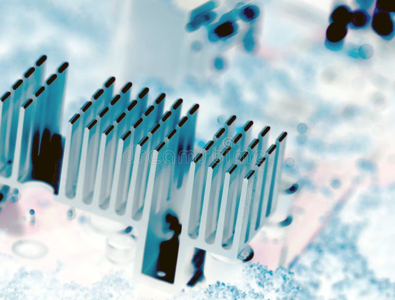 Electronic abstract stock image. Image of blue, blur, components - 1277273